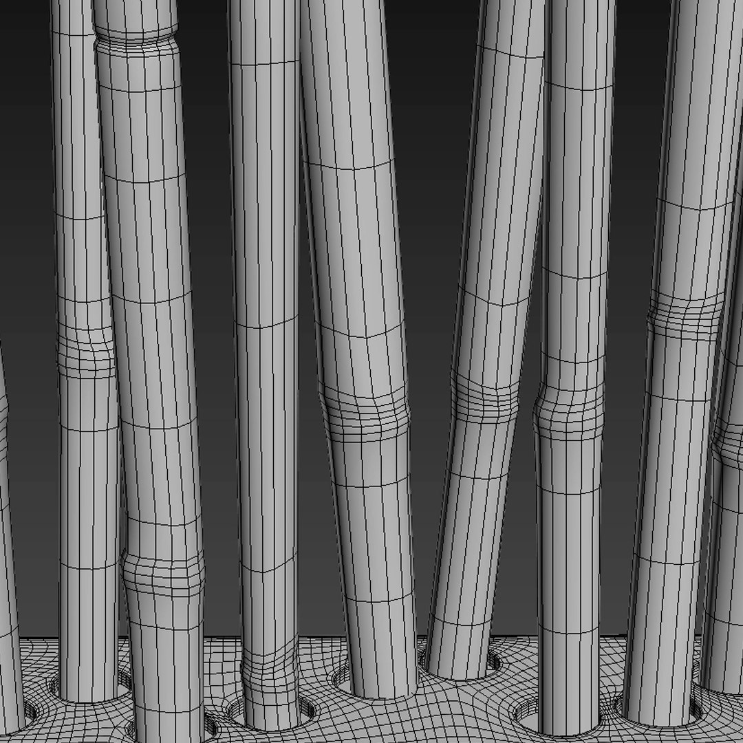 Bamboo Stick Decor 3D - TurboSquid 1377995