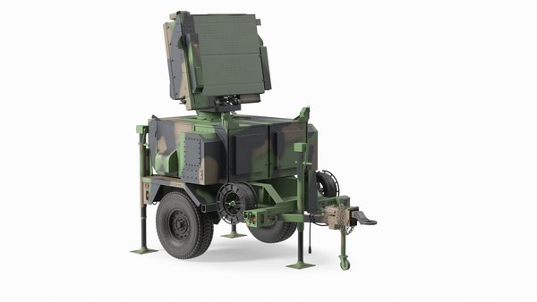 MPQ-64 Sentinel Radar Green Camo 3D - TurboSquid 1930133