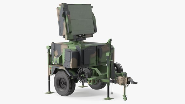 MPQ-64 Sentinel Radar Green Camo 3D - TurboSquid 1930133