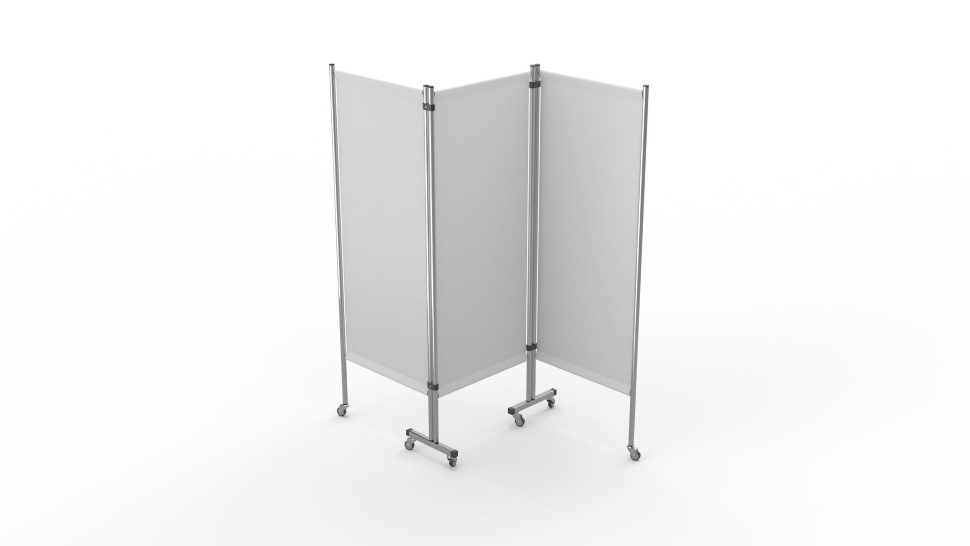 Mobile Folding Hospital Privacy Screen Model - TurboSquid 2101377