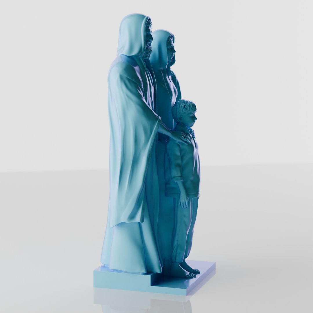 Family Statuette Printable 3D - TurboSquid 2167938