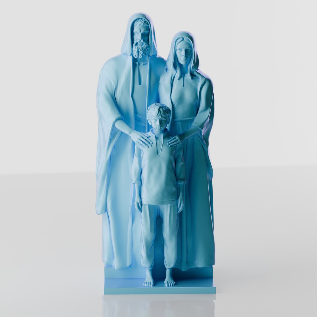 Family Statuette Printable 3D - TurboSquid 2167938