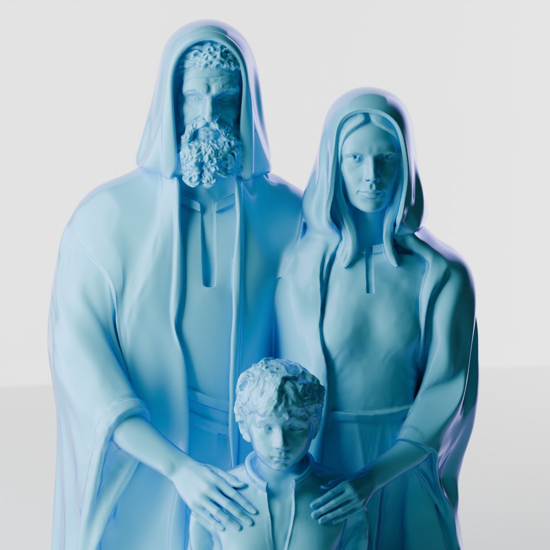 Family Statuette Printable 3D - TurboSquid 2167938