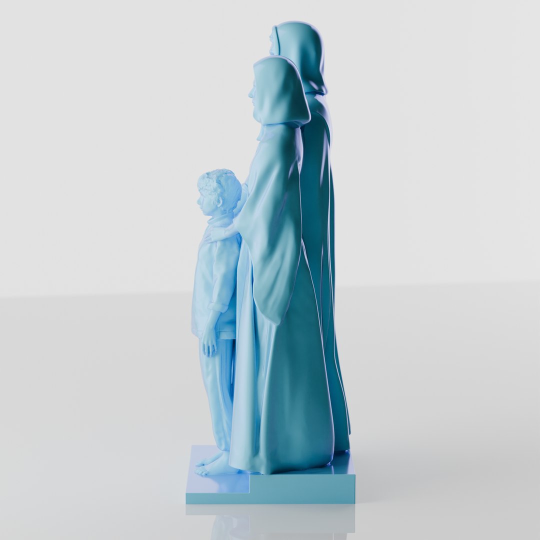 Family Statuette Printable 3D - TurboSquid 2167938