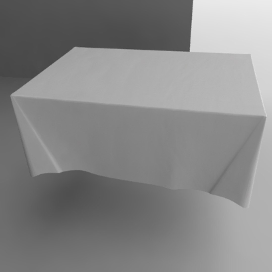 3ds max table cloth tablecloth