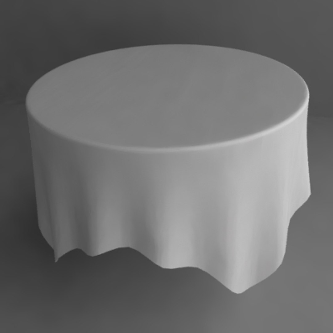 3ds max table cloth tablecloth