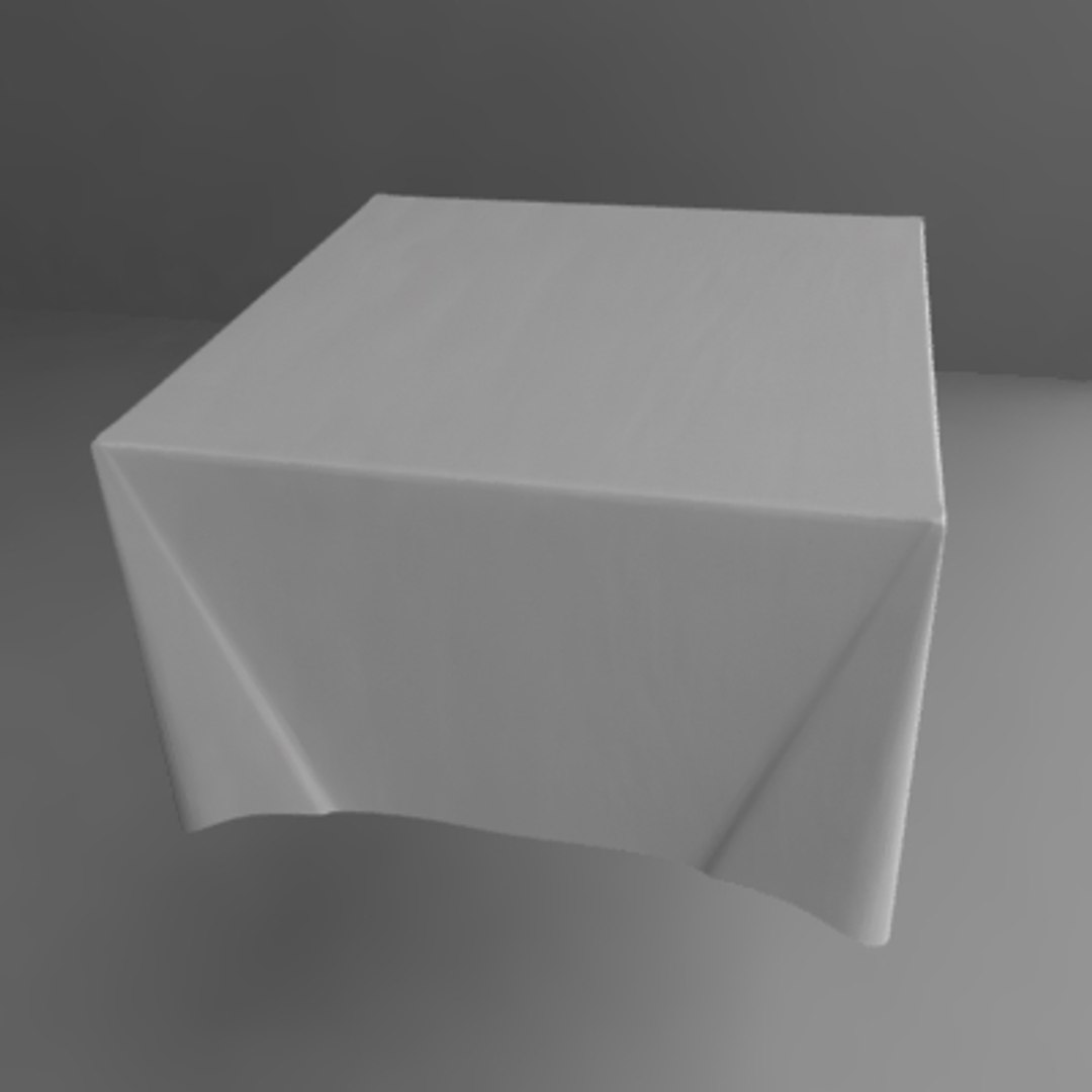 3ds max table cloth tablecloth