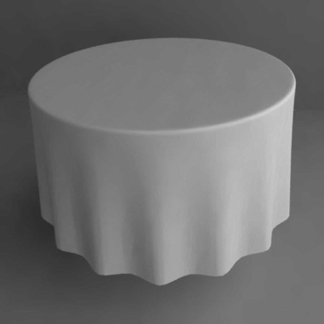 3ds max table cloth tablecloth