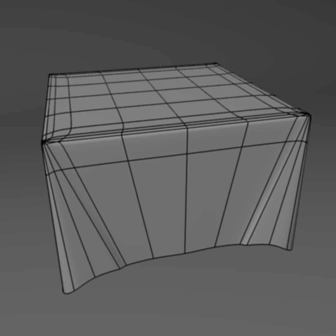3ds max table cloth tablecloth