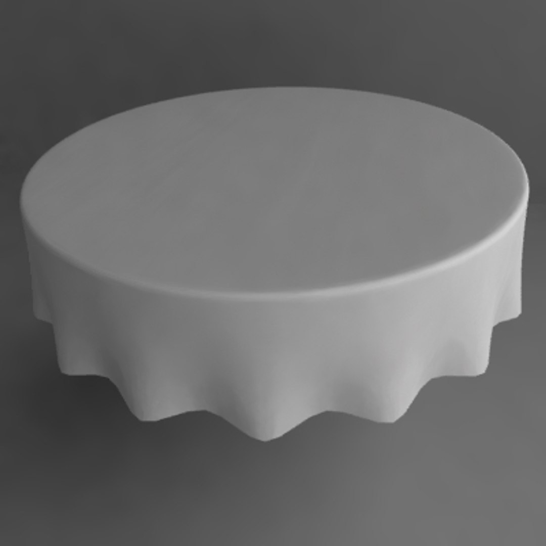 3ds max table cloth tablecloth