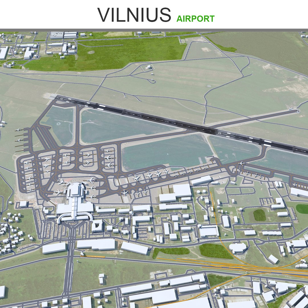 3D Model Vilnius Airport - TurboSquid 2016222