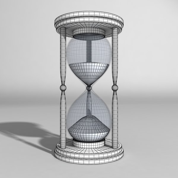 3d hourglass sand