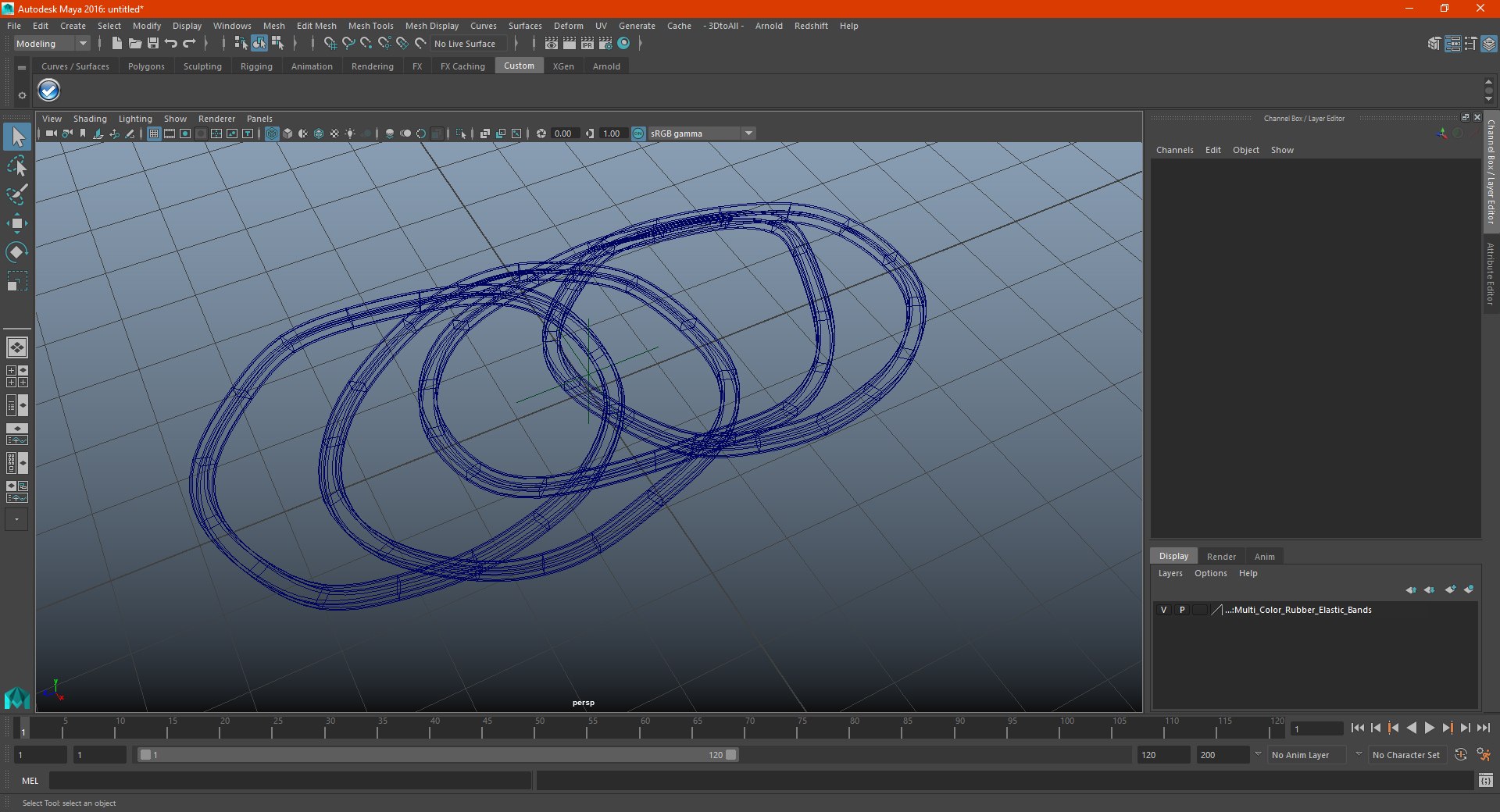 Multi color rubber elastic 3D model - TurboSquid 1588300