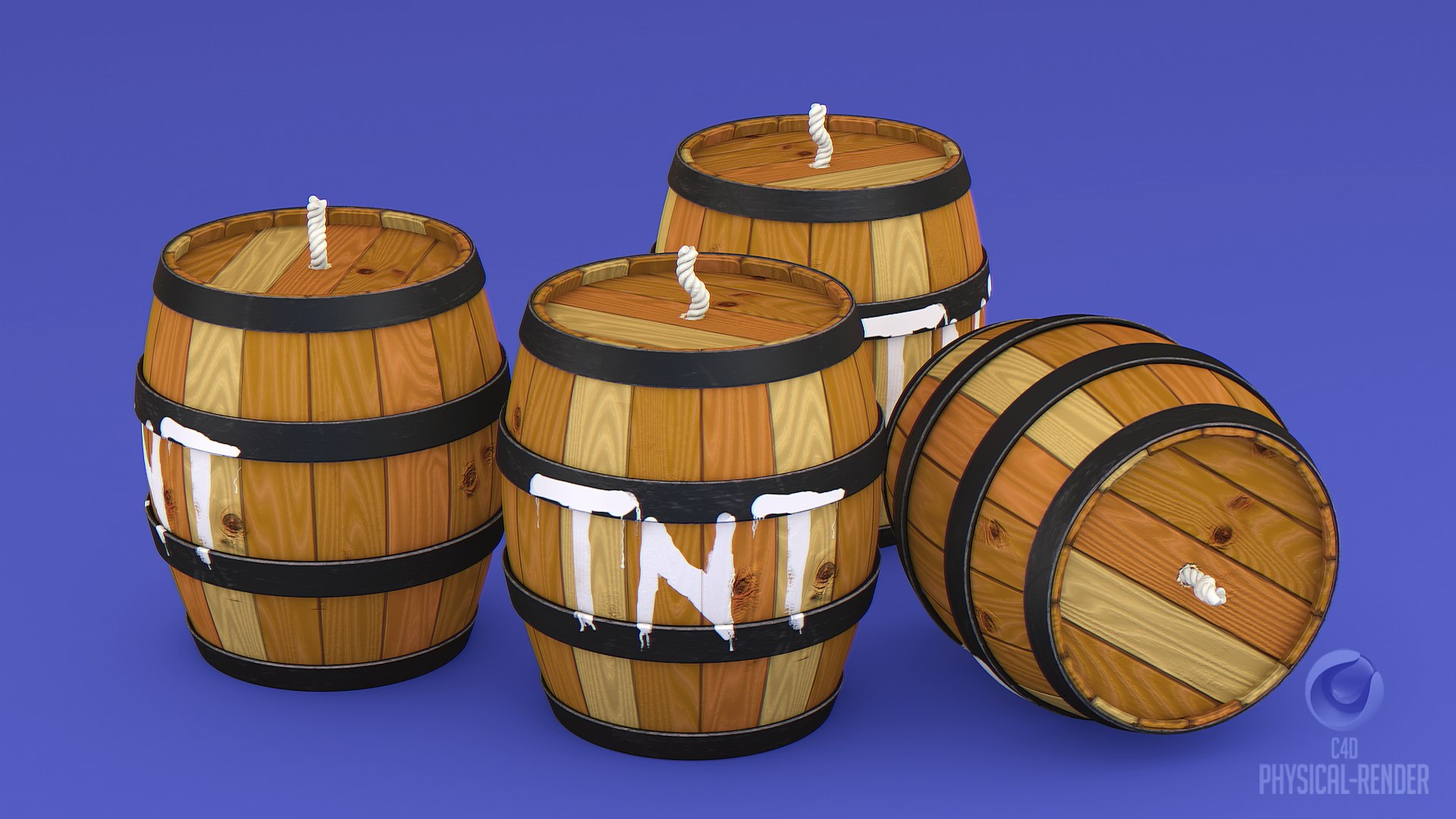 3D Tnt Barrel - Donkey Kong - TurboSquid 1538146