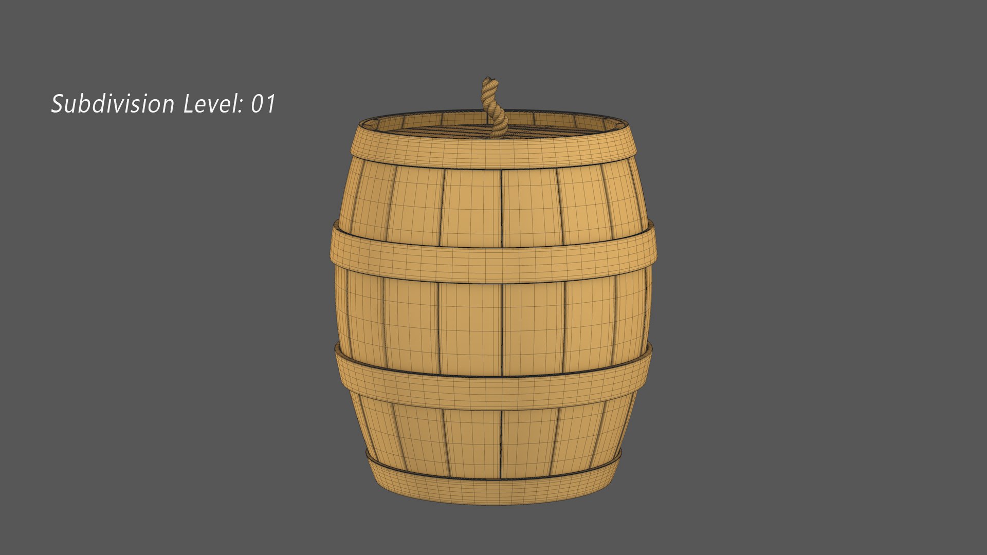 3D Tnt Barrel - Donkey Kong - TurboSquid 1538146