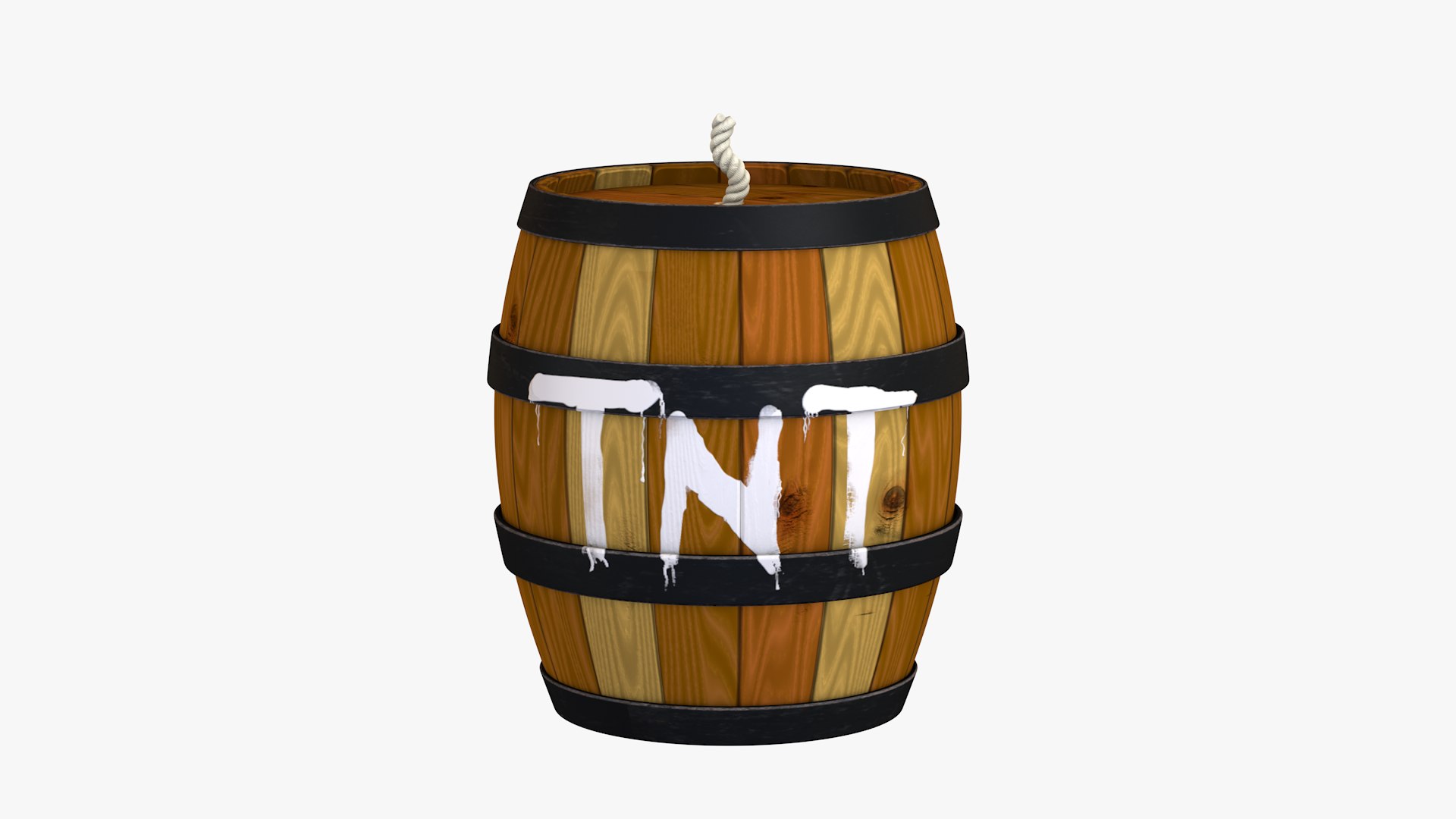 3D Tnt Barrel - Donkey Kong - TurboSquid 1538146