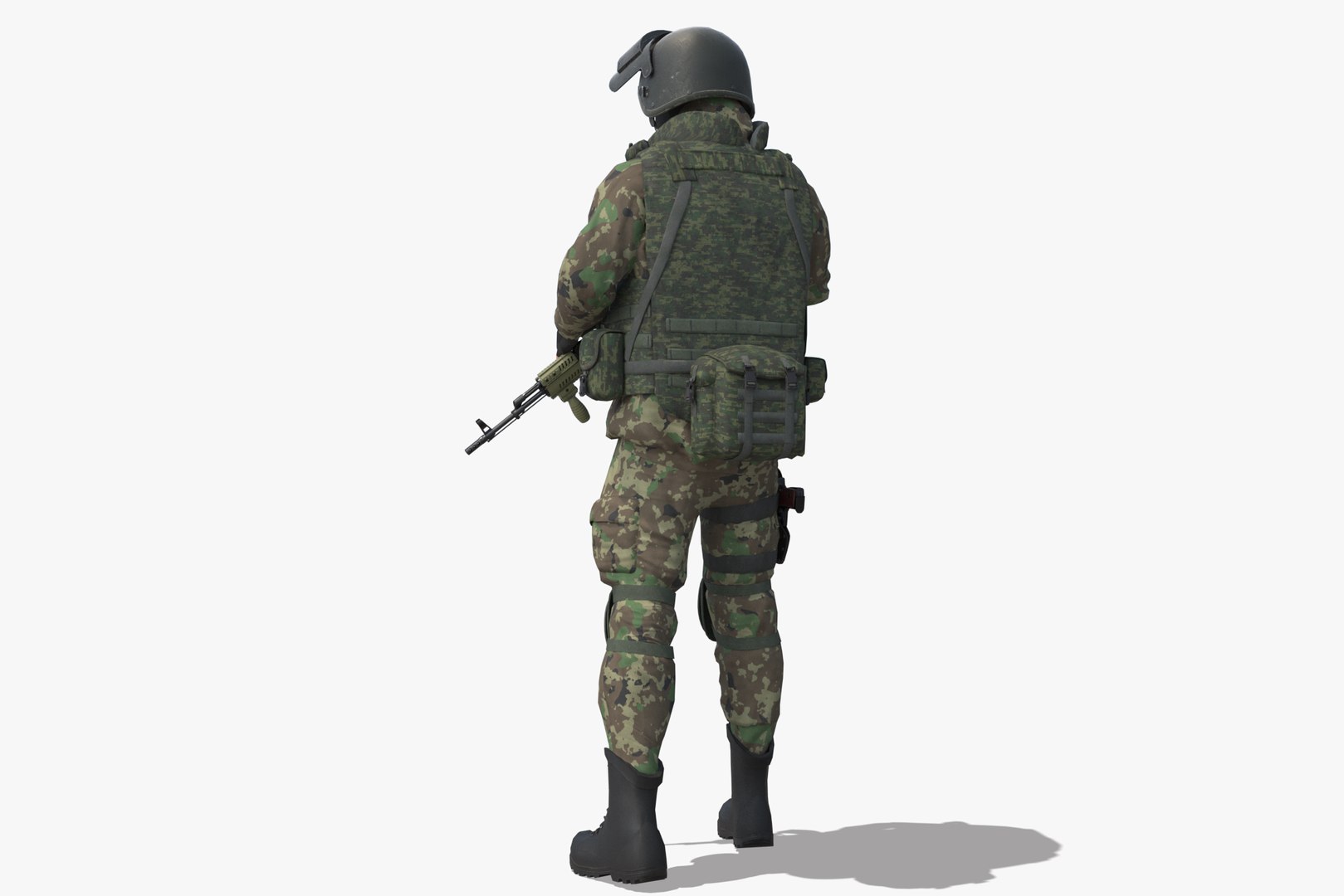 Military male russian soldier 3D model - TurboSquid 1302247