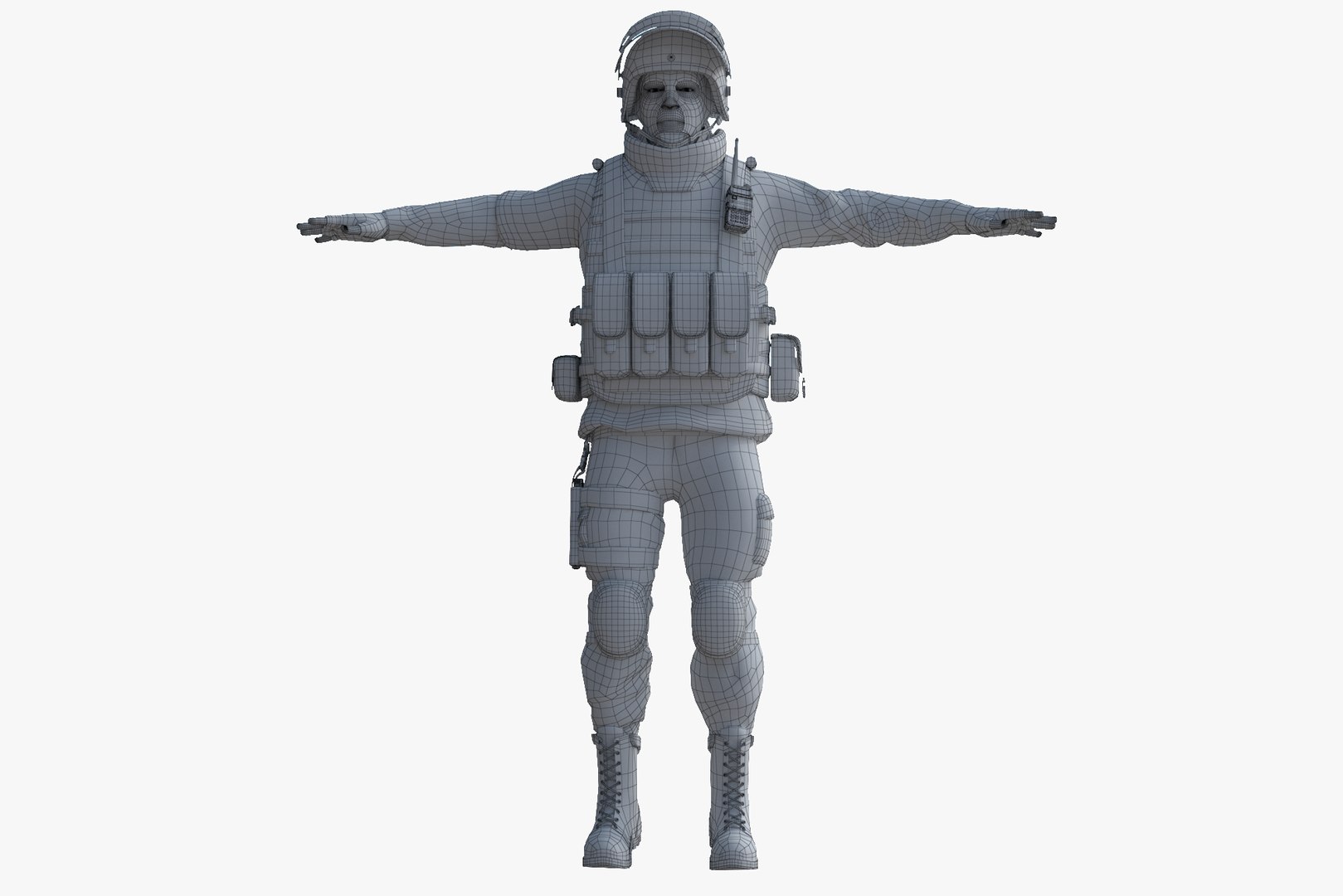 Military male russian soldier 3D model - TurboSquid 1302247