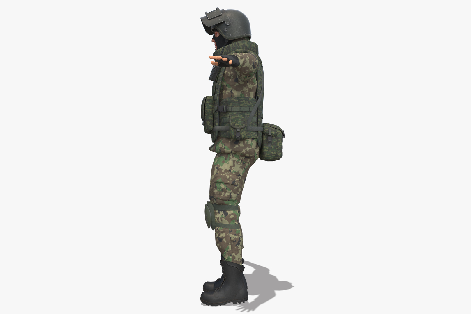 Military male russian soldier 3D model - TurboSquid 1302247