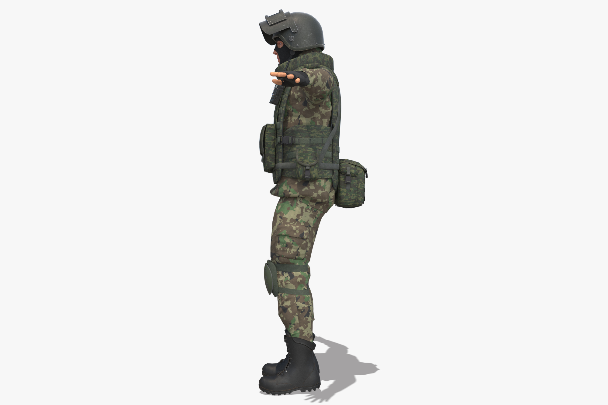 Military male russian soldier 3D model - TurboSquid 1302247