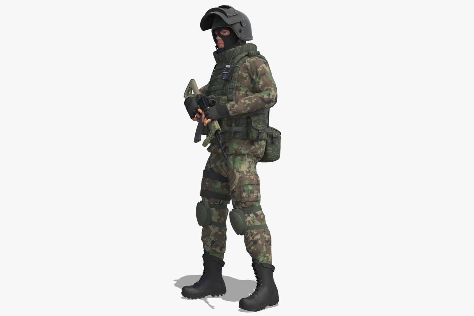 Military male russian soldier 3D model - TurboSquid 1302247