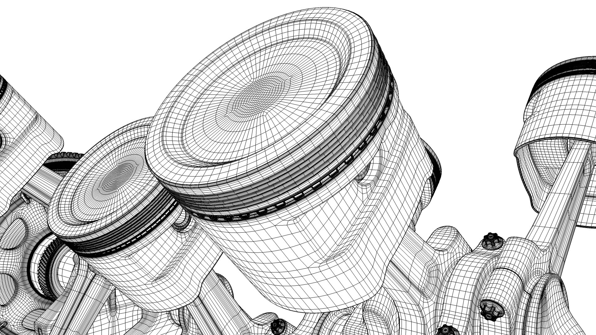 3D X12 Engine Working Animated Model - TurboSquid 1969651