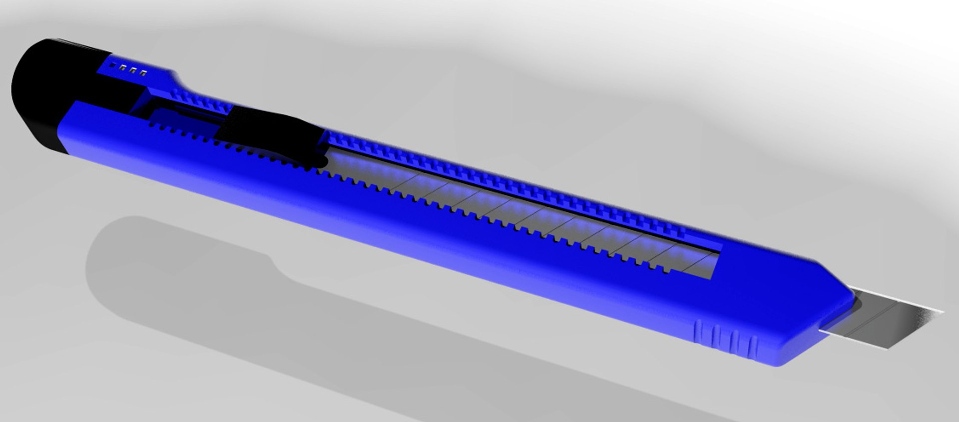 3d Paper Cutter Cuts Model