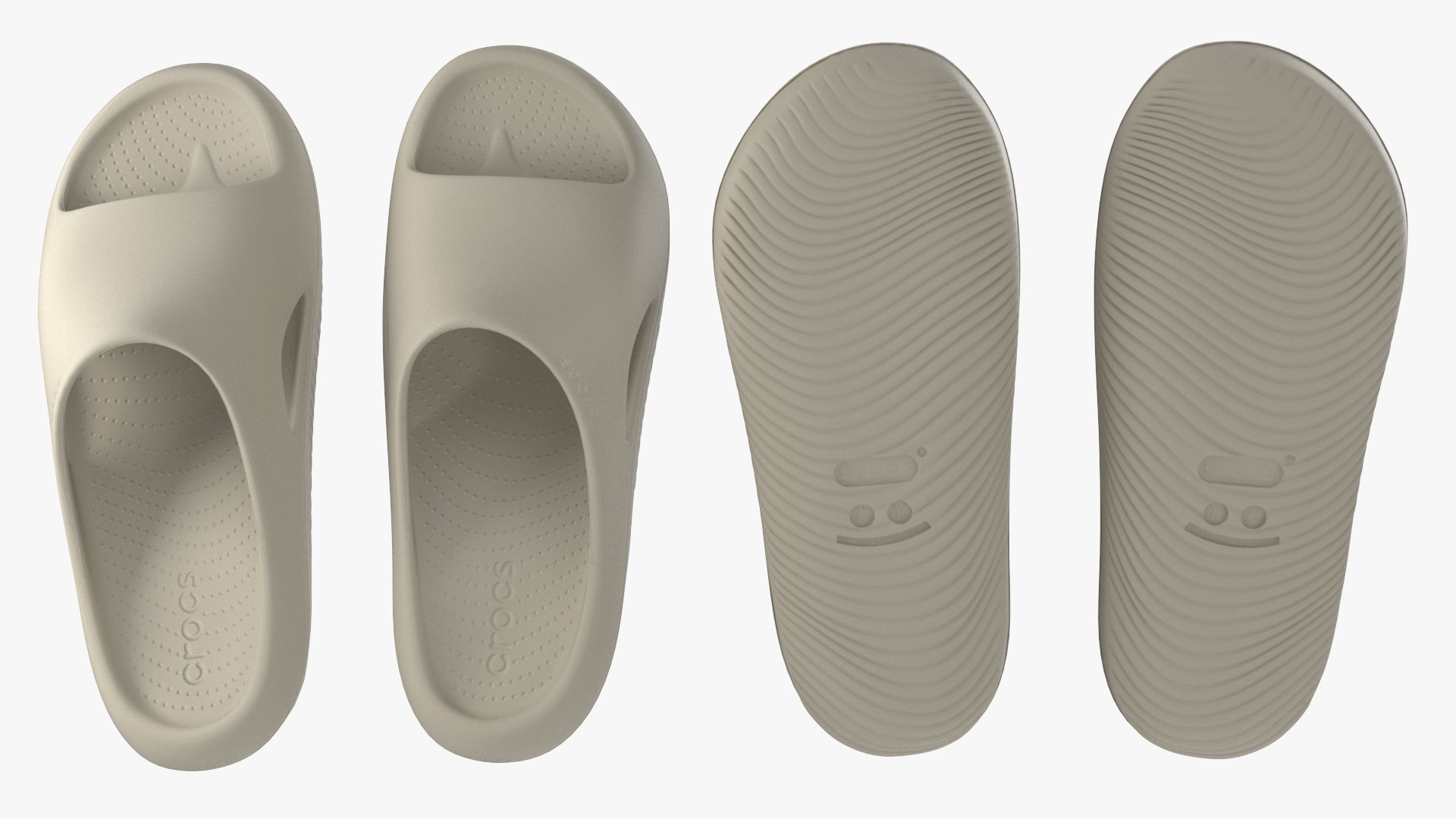 3D Crocs Mellow Slide Beige - TurboSquid 2207897