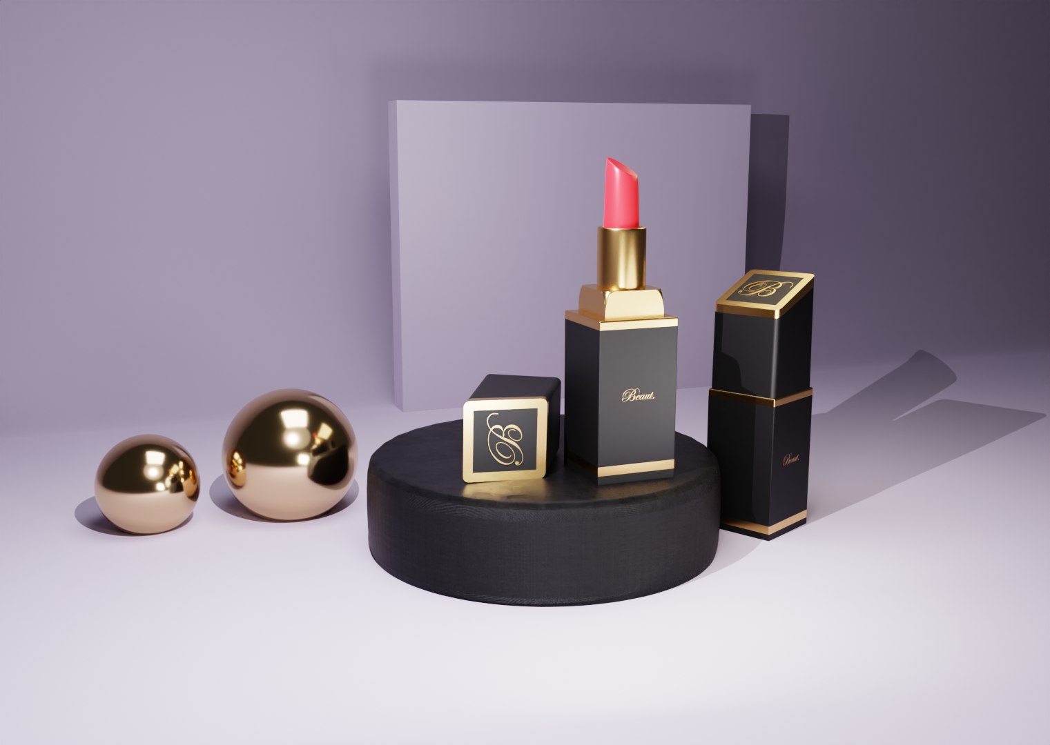 3D model 3d cosmetic lipstick design 3D model - TurboSquid 2097875