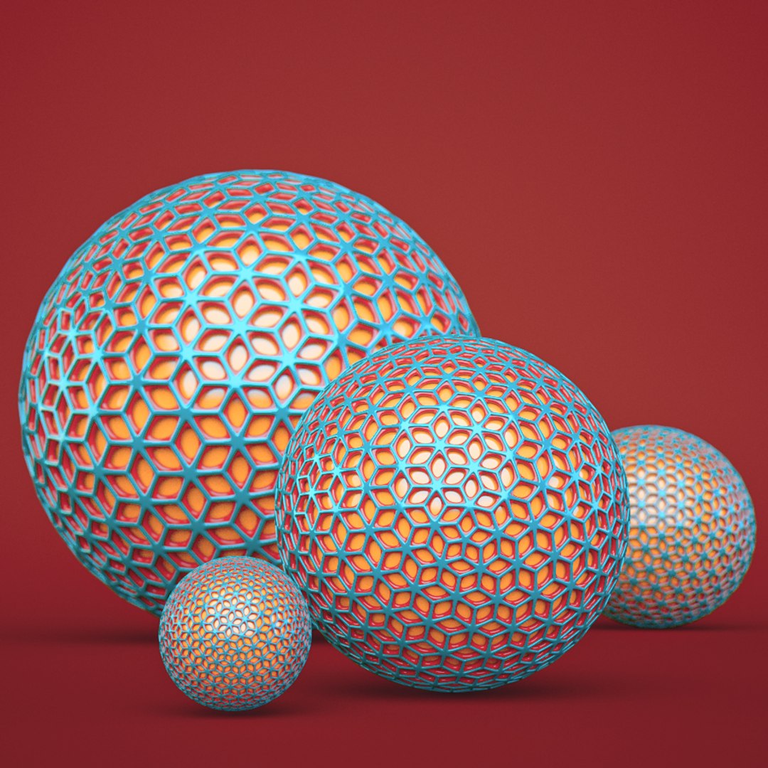 Abstract Ball 3D Model - TurboSquid 1780405