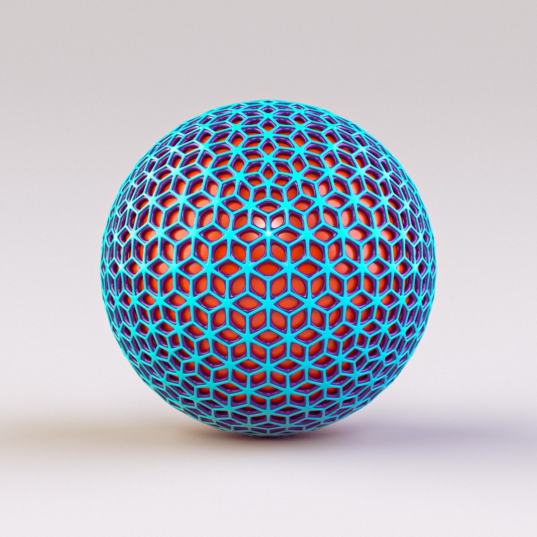 Abstract Ball 3D Model - TurboSquid 1780405