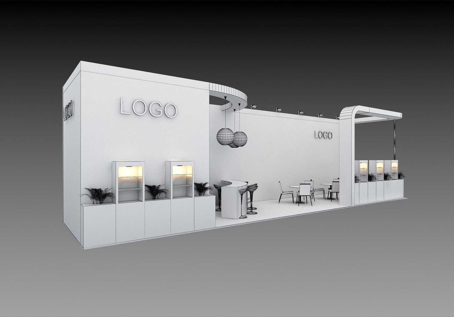 3D Model Exhibition Stand - TurboSquid 2021882