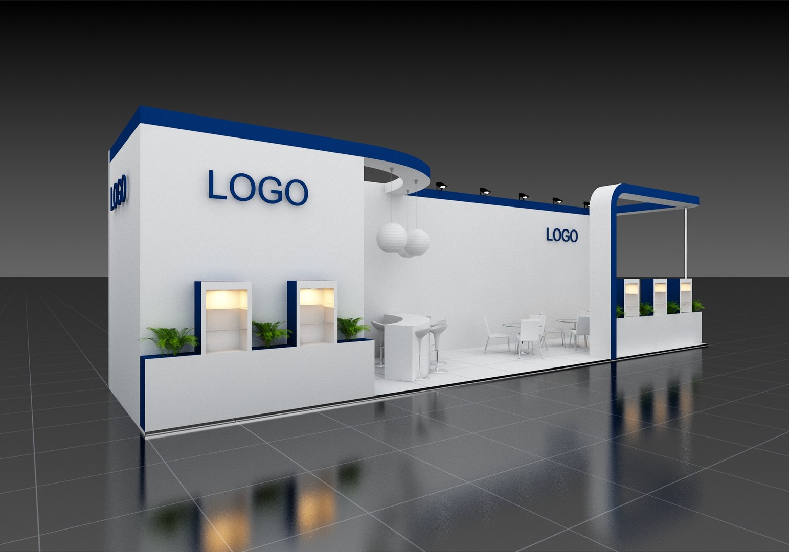 3D Model Exhibition Stand - TurboSquid 2021882