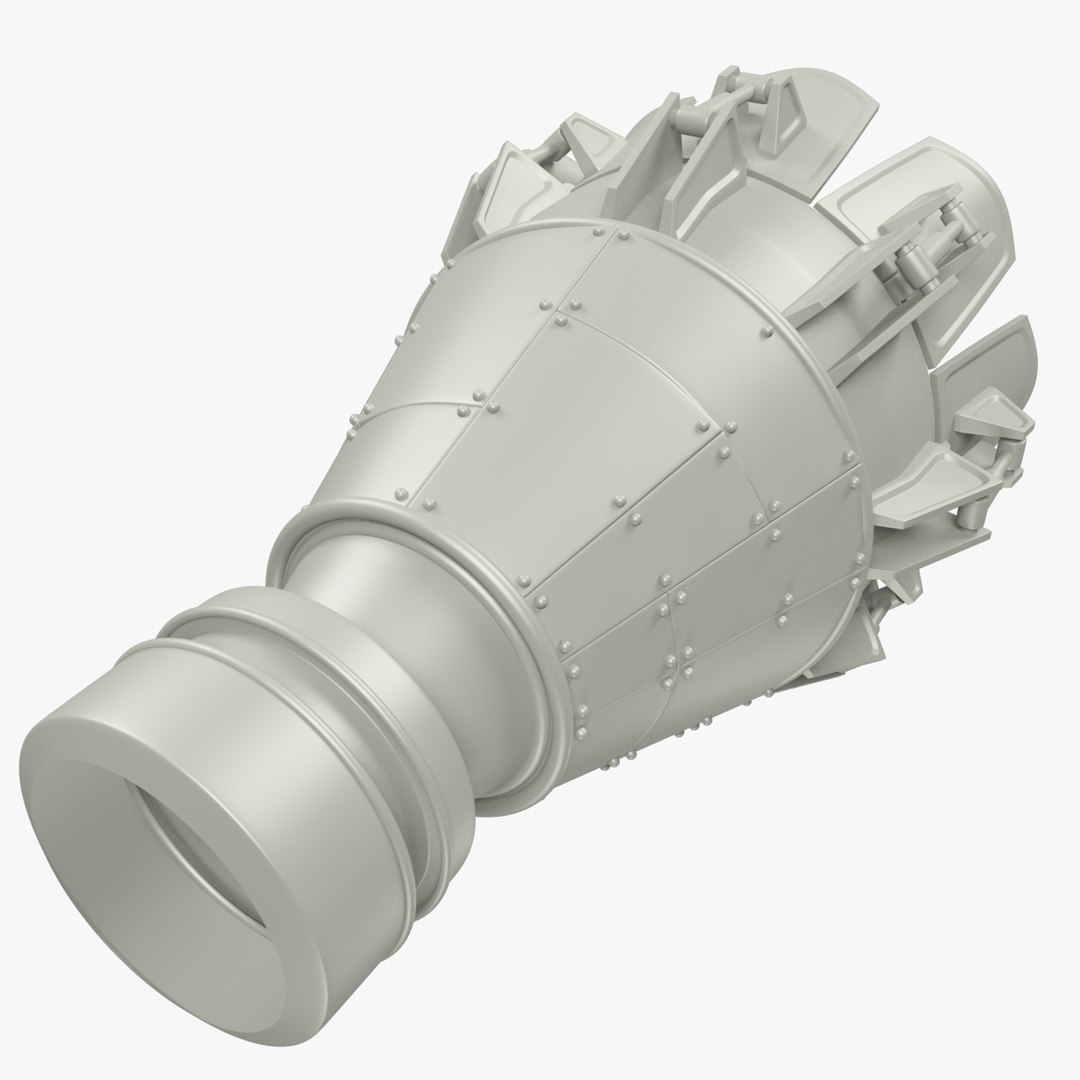Jet engine 3D model - TurboSquid 1346763
