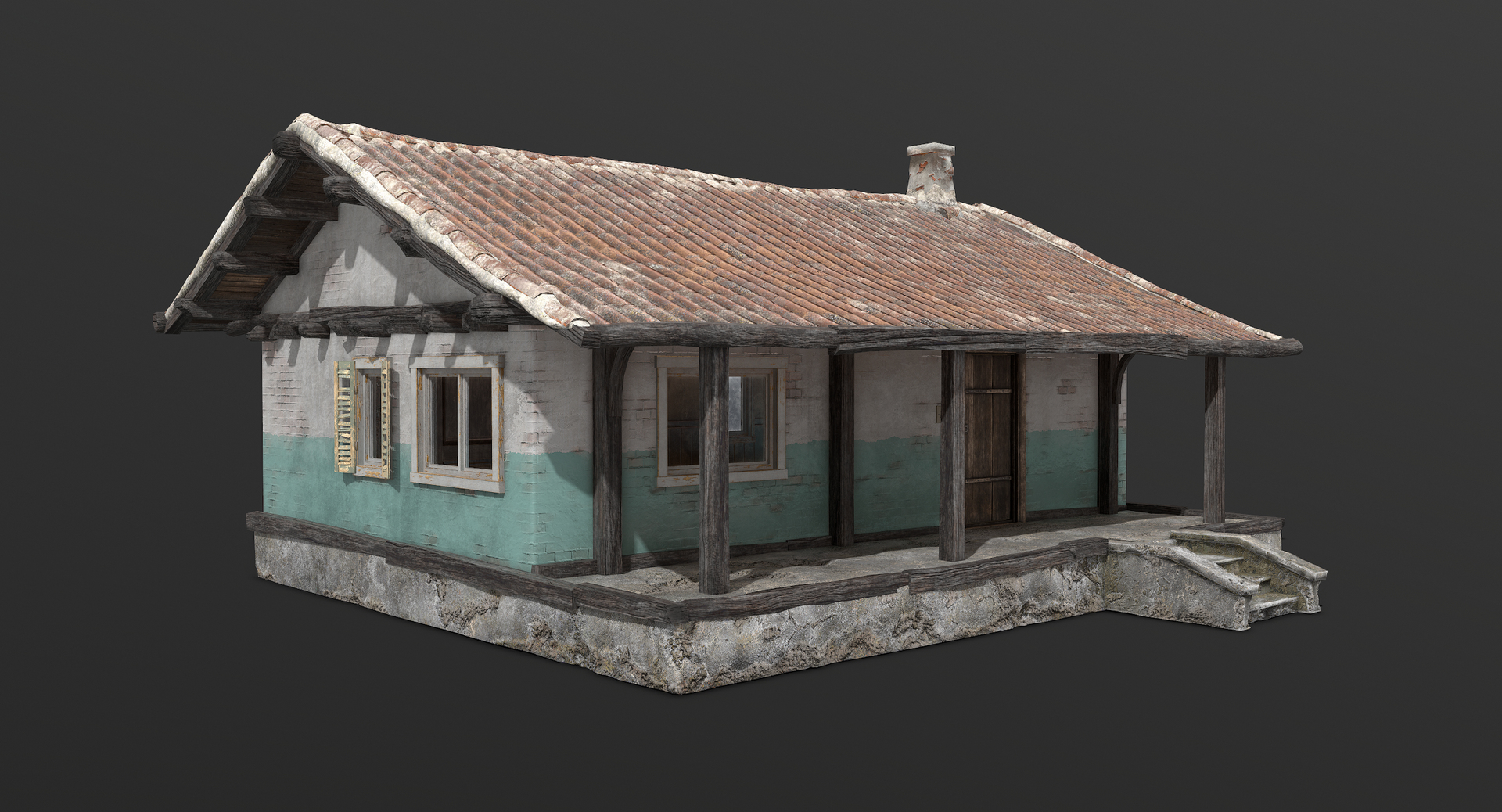 3D House Pubg Chimney - TurboSquid 1419451