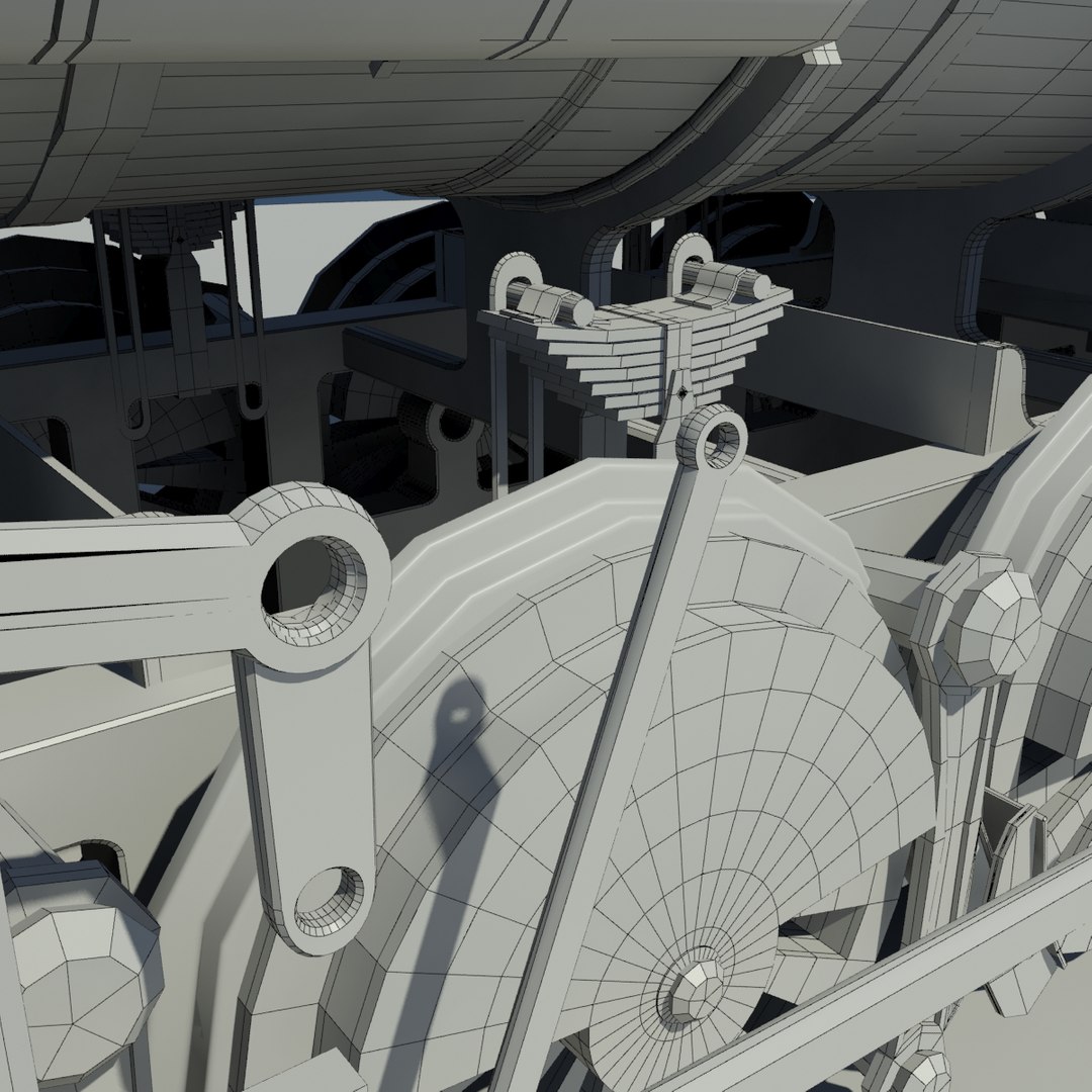 Train Locomotive 3d Dxf