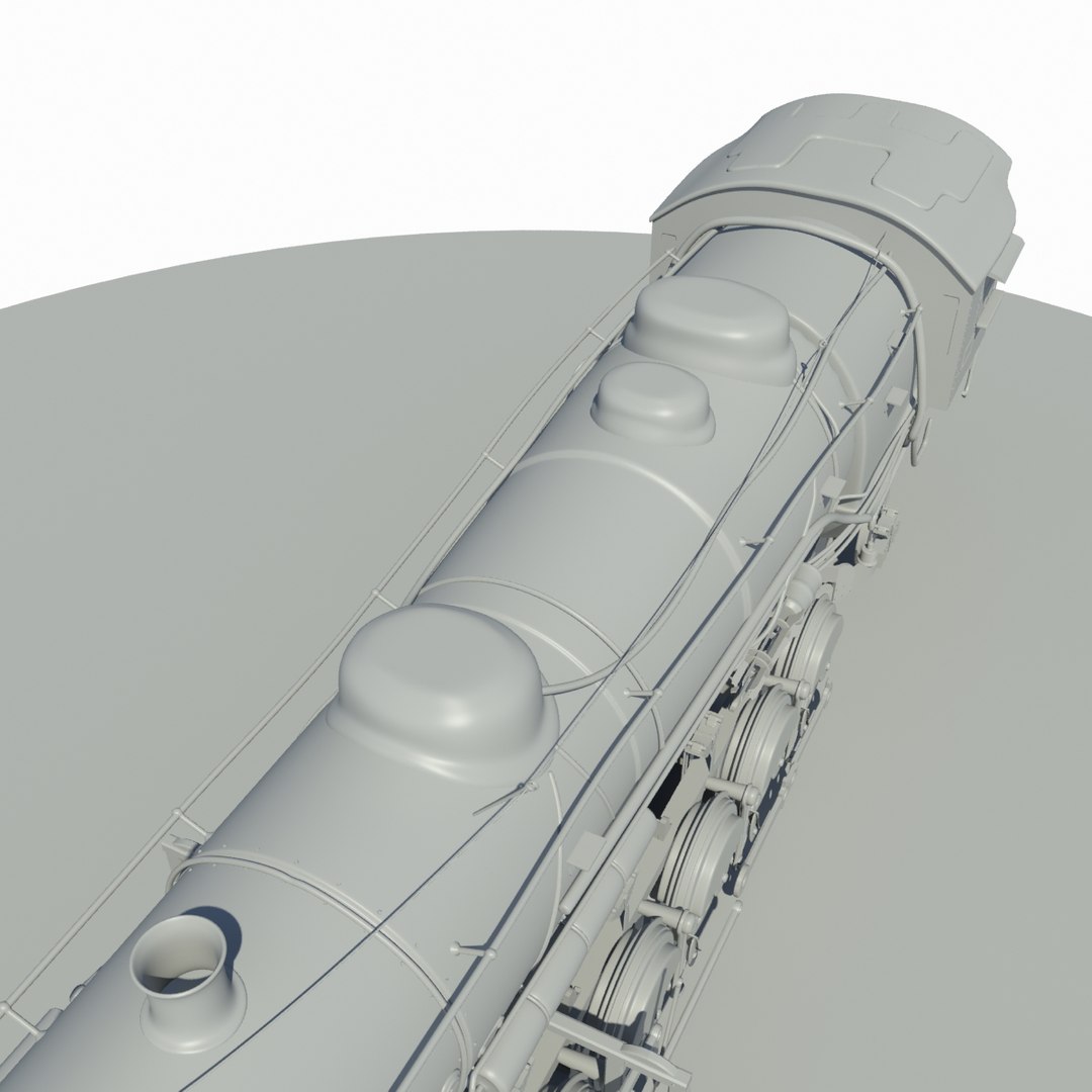 Train Locomotive 3d Dxf