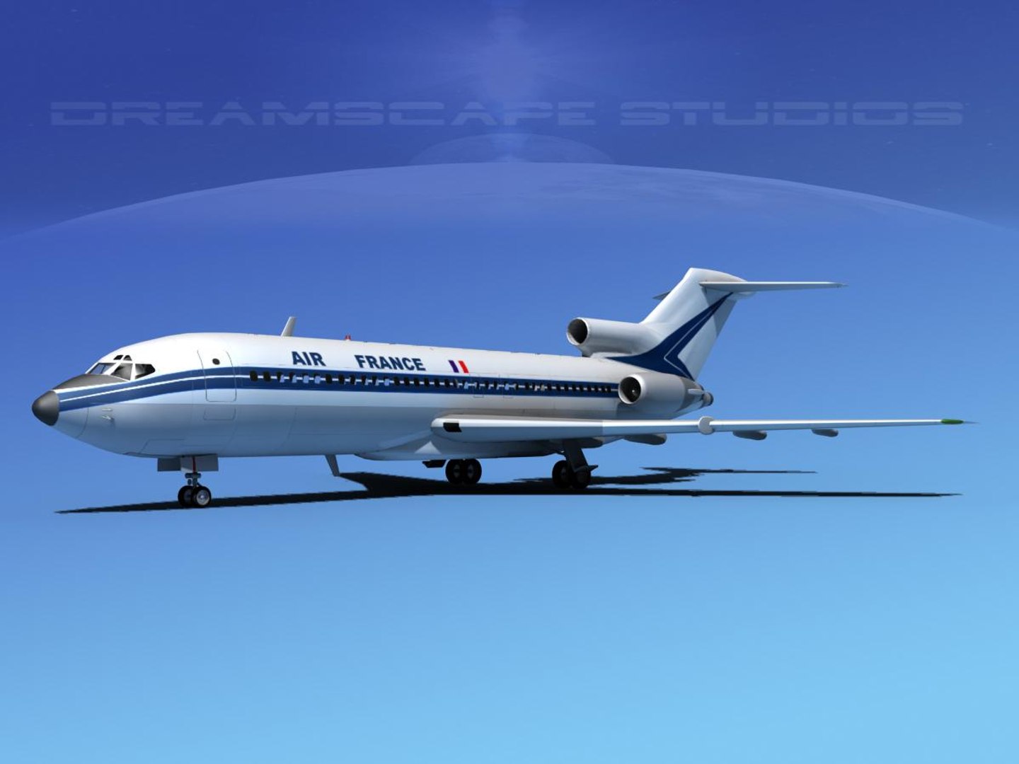 Airline Boeing 727 727-100 Max