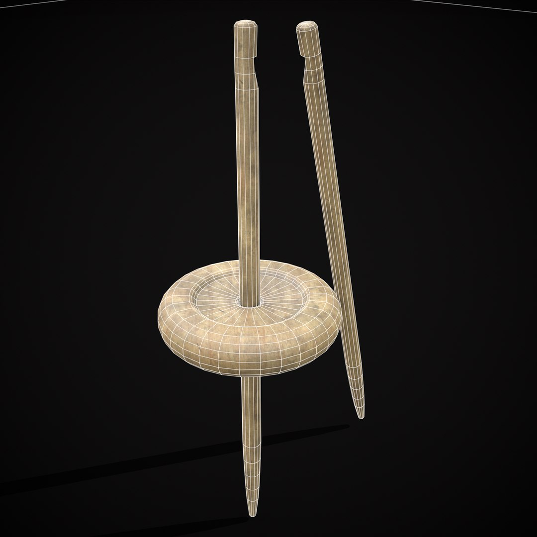 Wooden Whorl Spindle 3D Model - TurboSquid 2091824