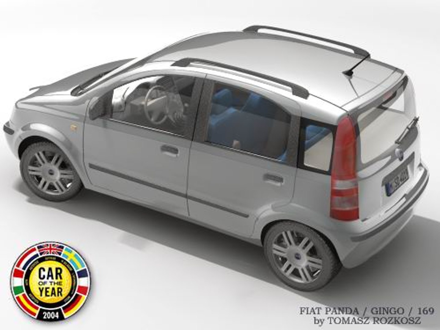 3d Fiat Panda Model