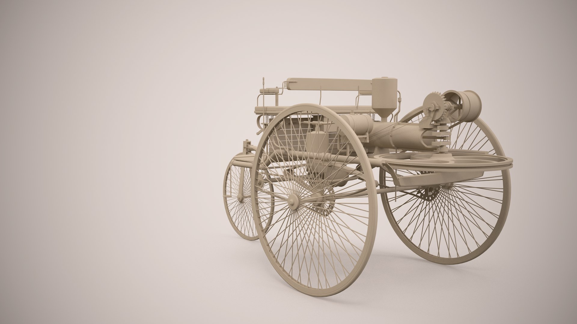 3D Benz Patent Motorwagen - TurboSquid 1657353