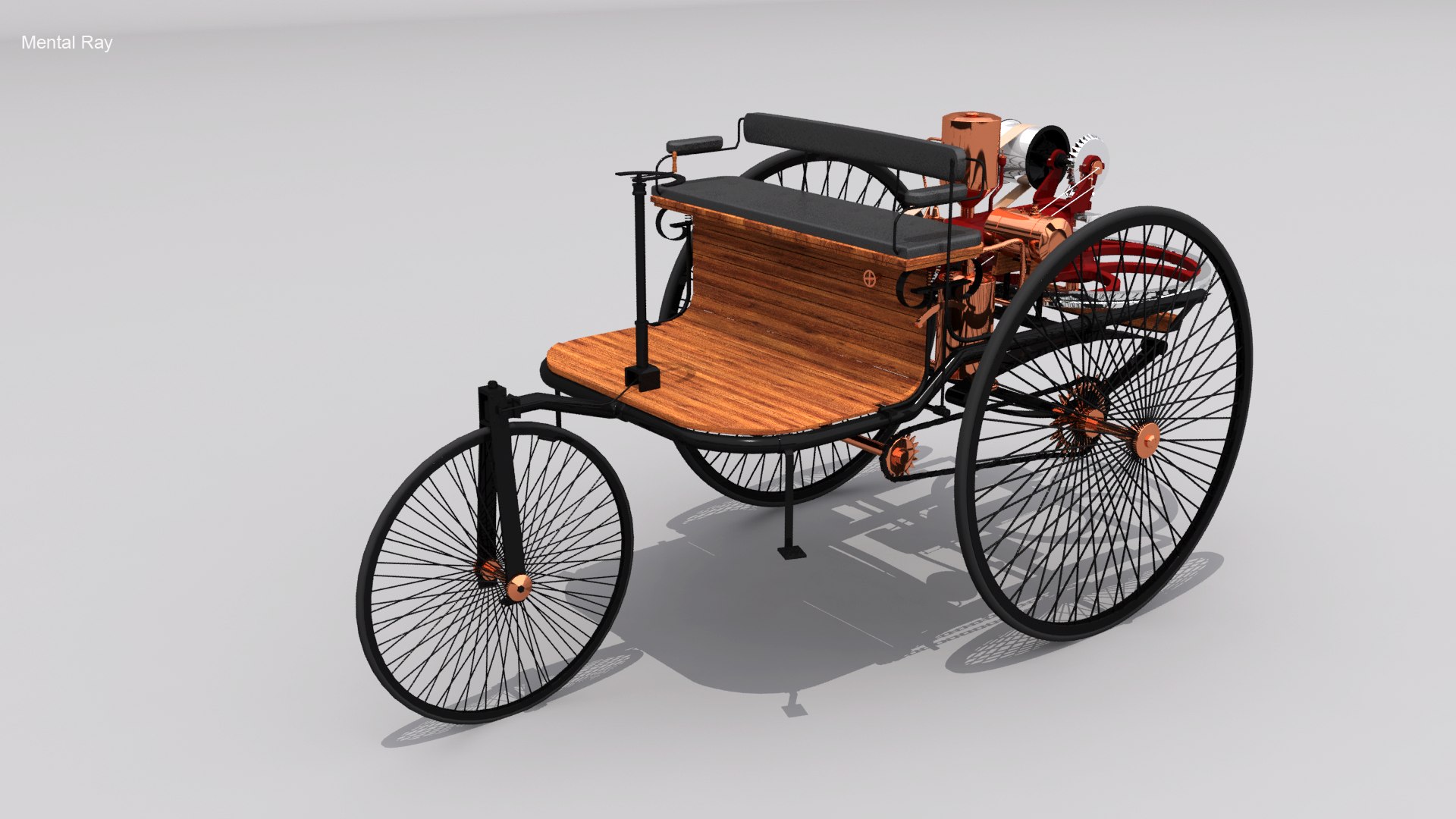 3D Benz Patent Motorwagen - TurboSquid 1657353