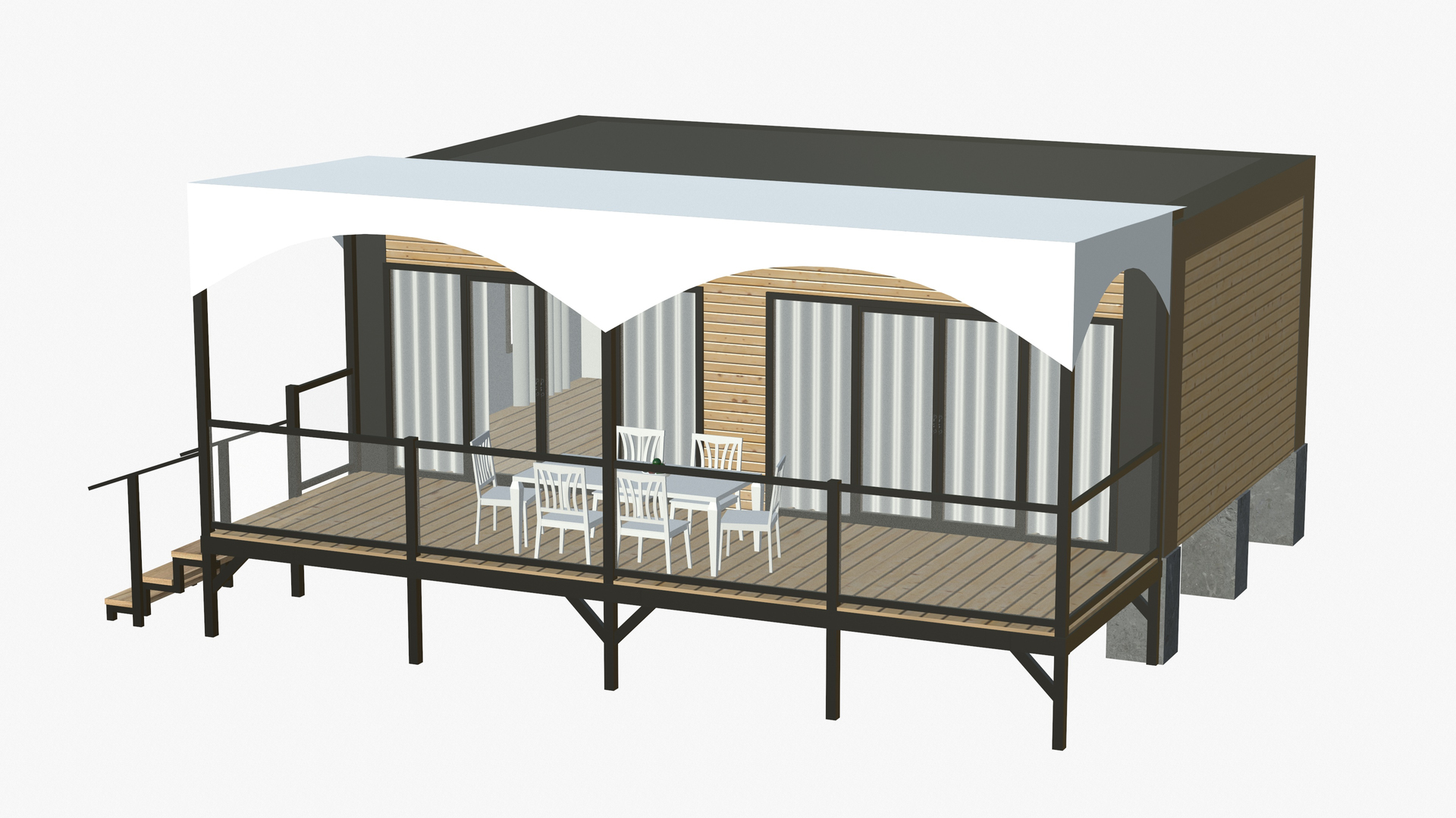 3D Glamping Resort - TurboSquid 1873703