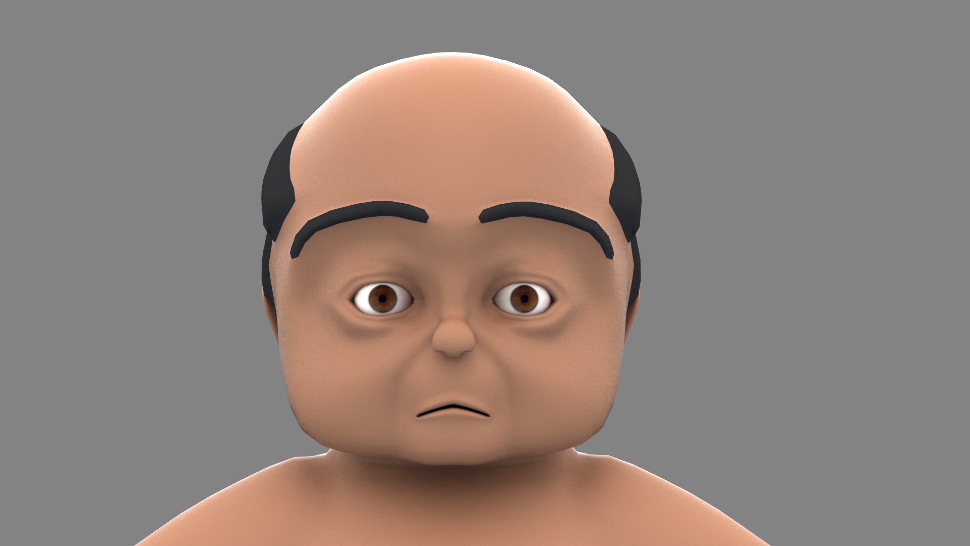 Comic Cartoon 3d Model