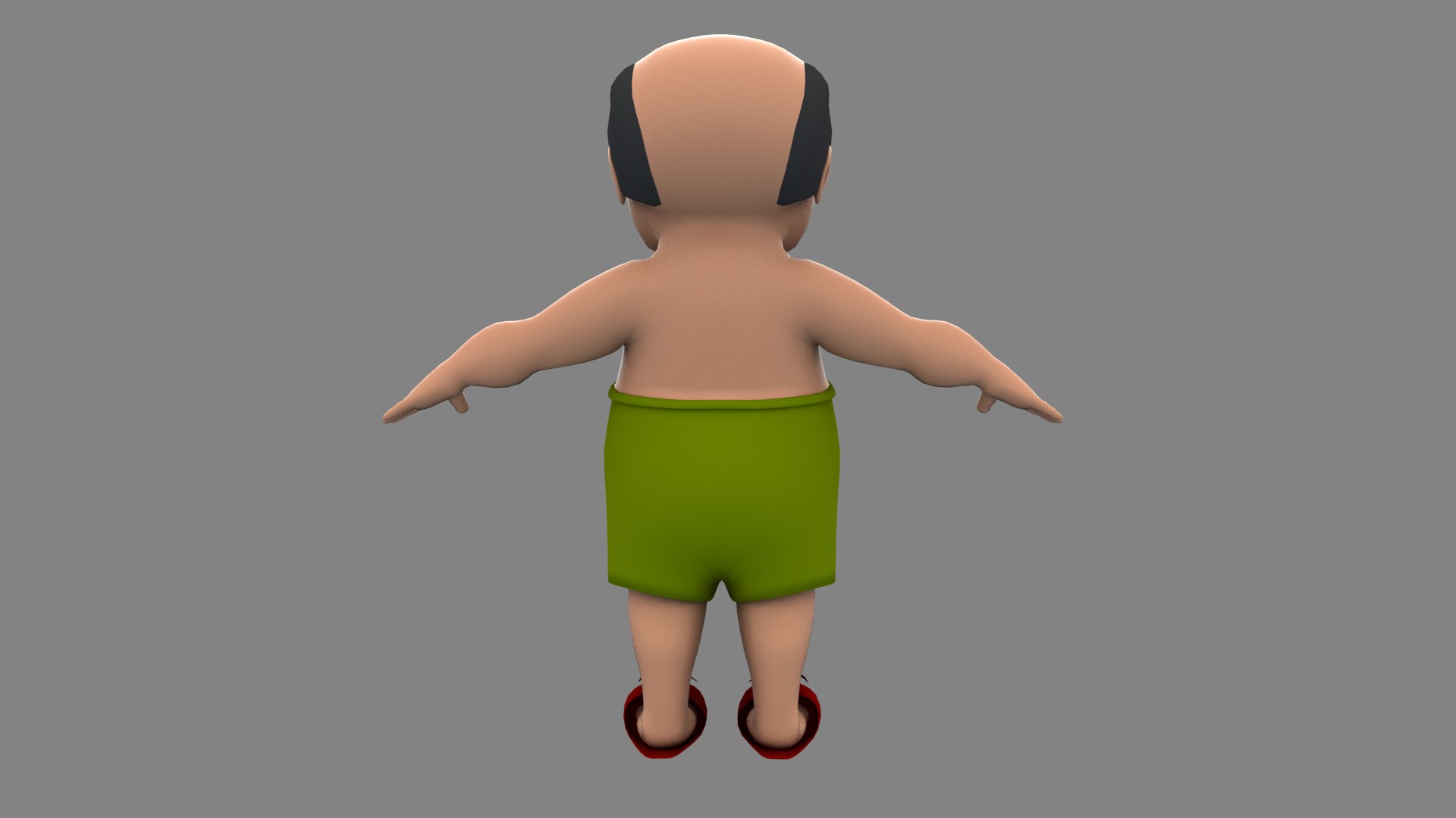 Comic Cartoon 3d Model