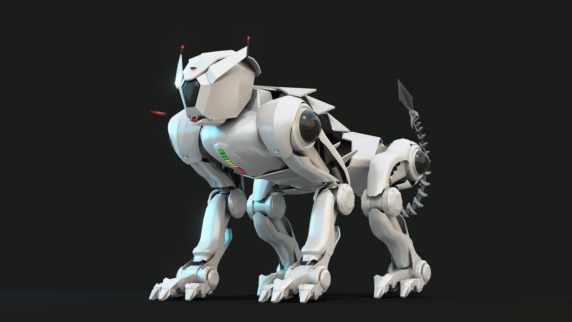 3D Sci-Fi Tiger Robot - Fighting Animal Concept 2022 model - TurboSquid ...