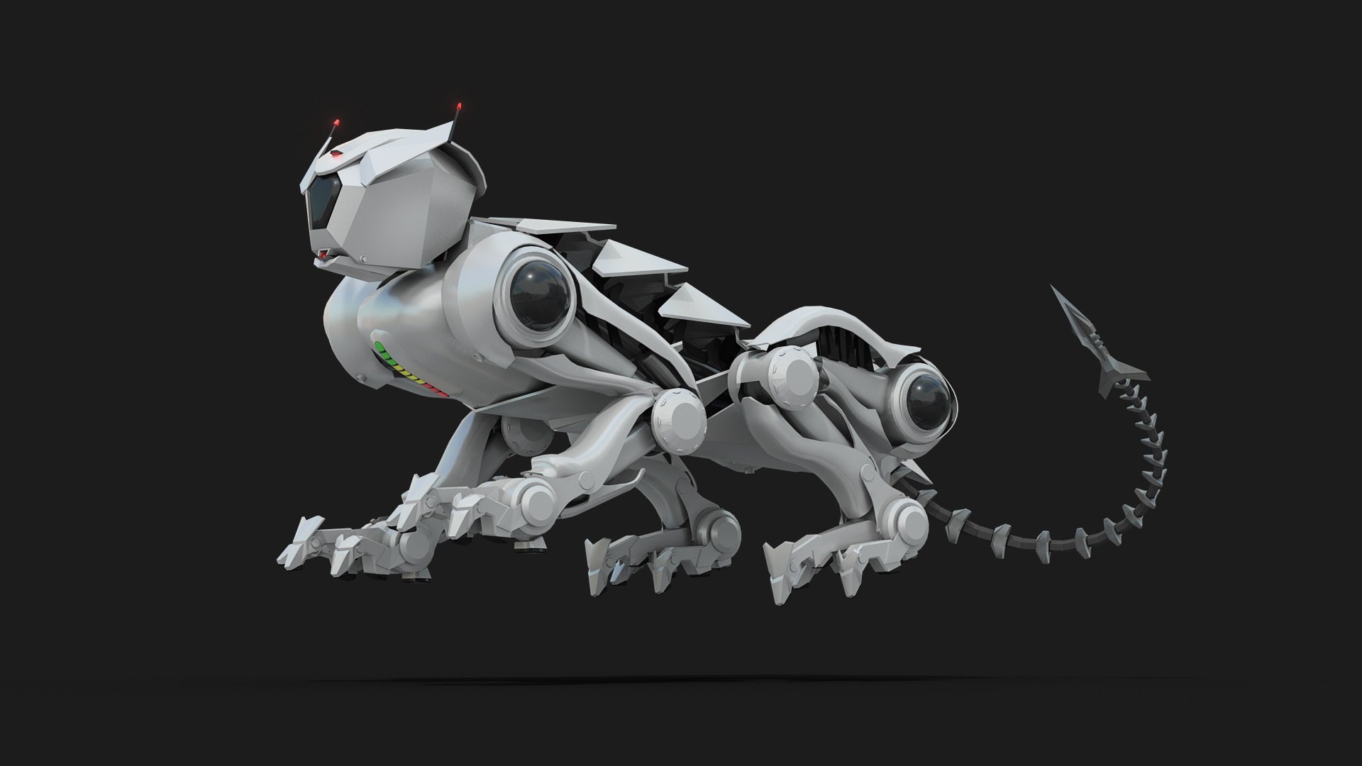 3D Sci-Fi Tiger Robot - Fighting Animal Concept 2022 model - TurboSquid ...