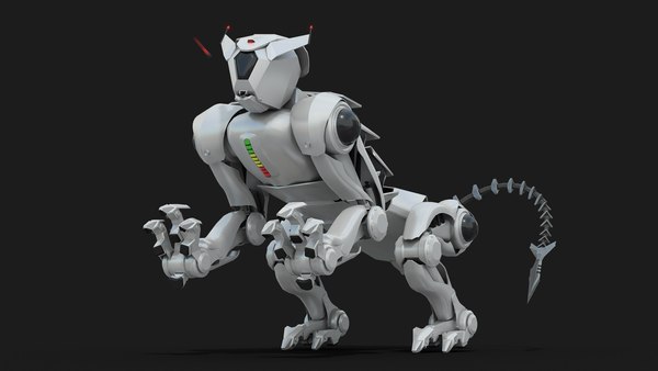 3D Sci-Fi Tiger Robot - Fighting Animal Concept 2022 model - TurboSquid ...