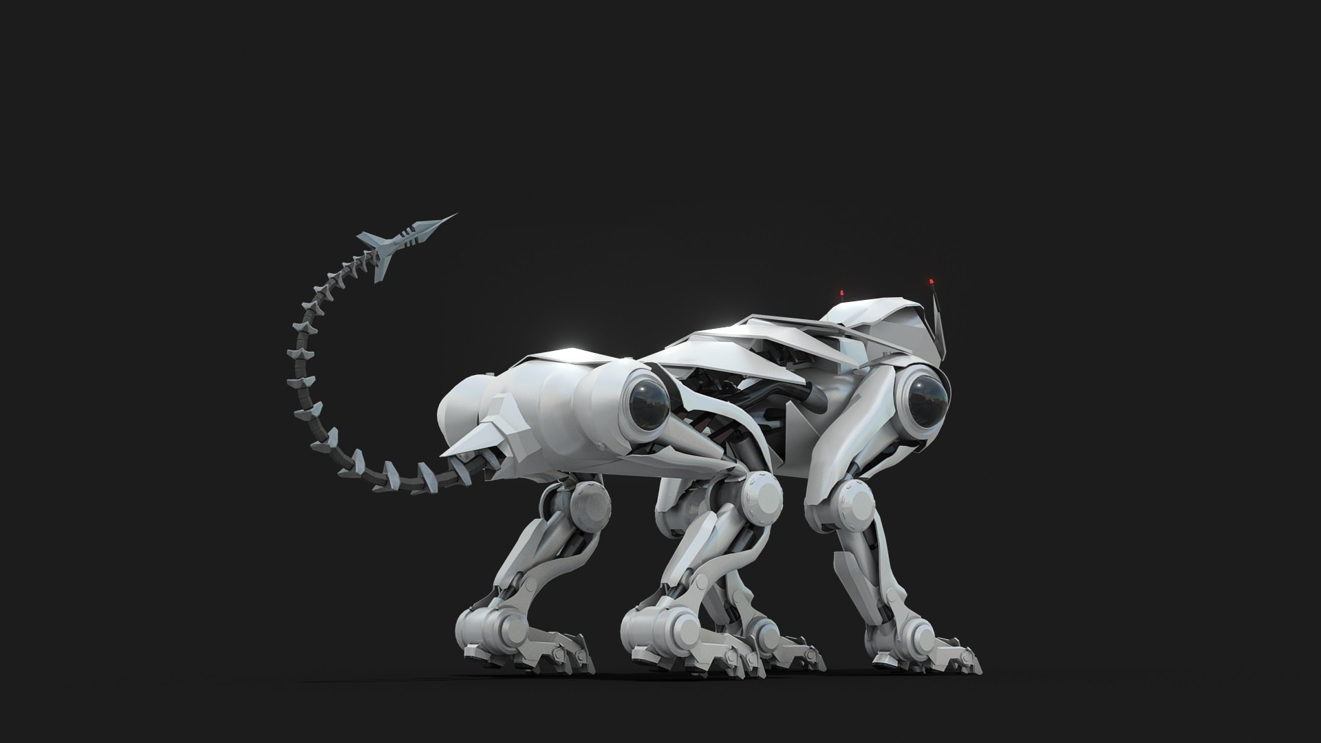 3D Sci-Fi Tiger Robot - Fighting Animal Concept 2022 model - TurboSquid ...