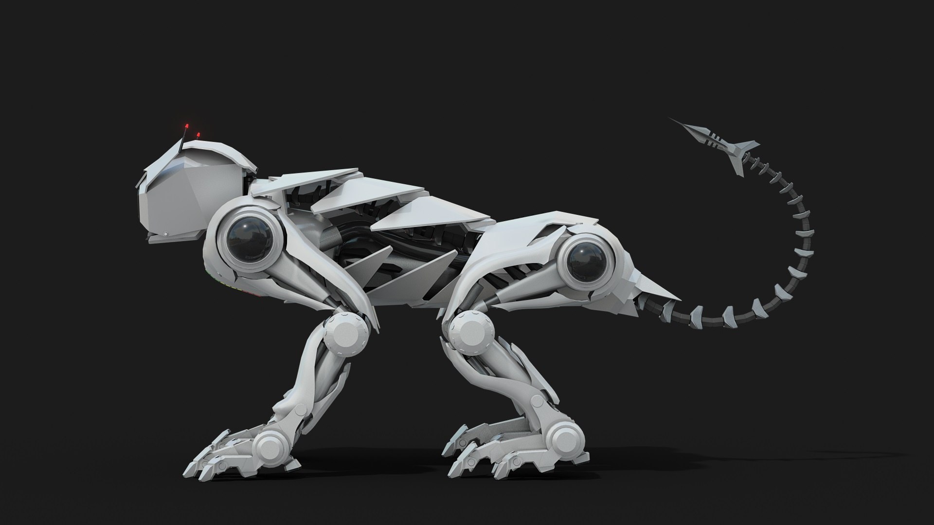 3D Sci-Fi Tiger Robot - Fighting Animal Concept 2022 model - TurboSquid ...